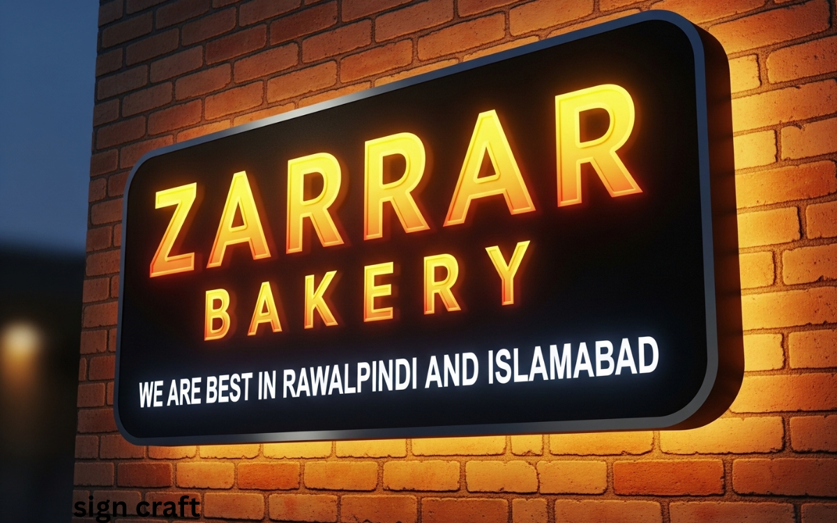 Best LED Sign Ideas for Bakeries in Rawalpindi - Sign Craft