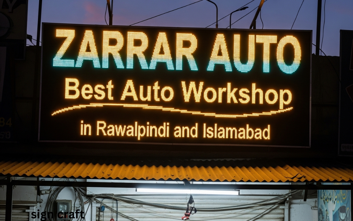 Sign Board Maker for Auto Workshop: Elevate Your Business - Sign Craft