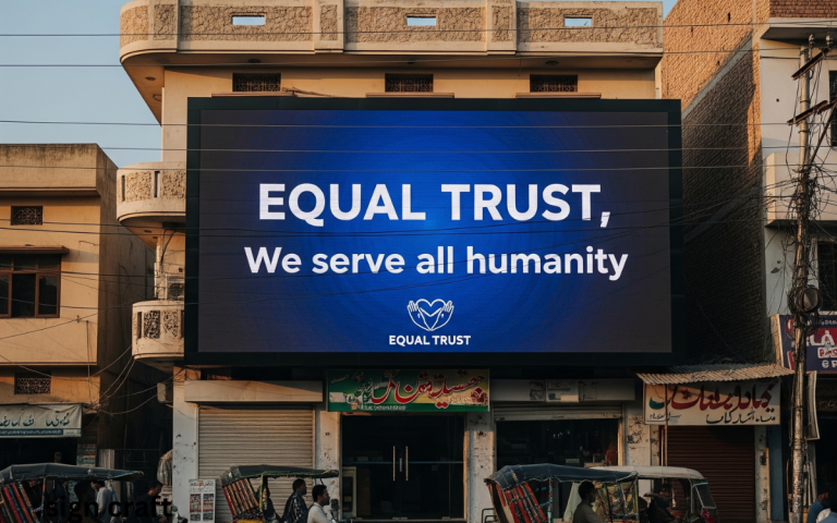 LED Display Boards for NGOs - Sign Craft