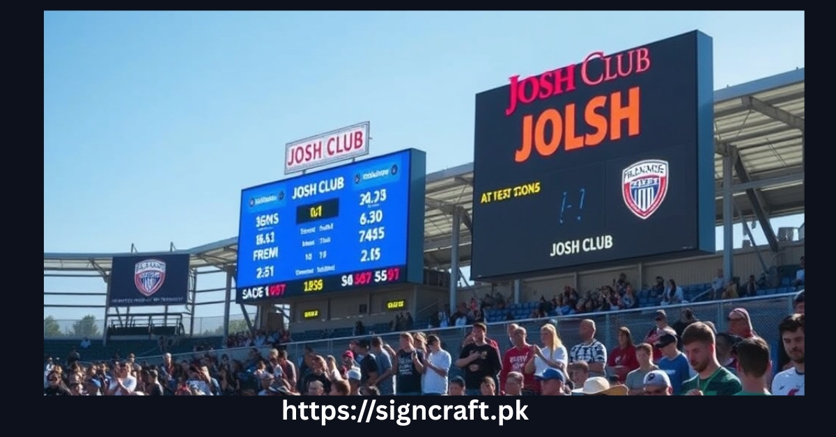 Outdoor LED Signs for Sports Clubs - Sign Craft