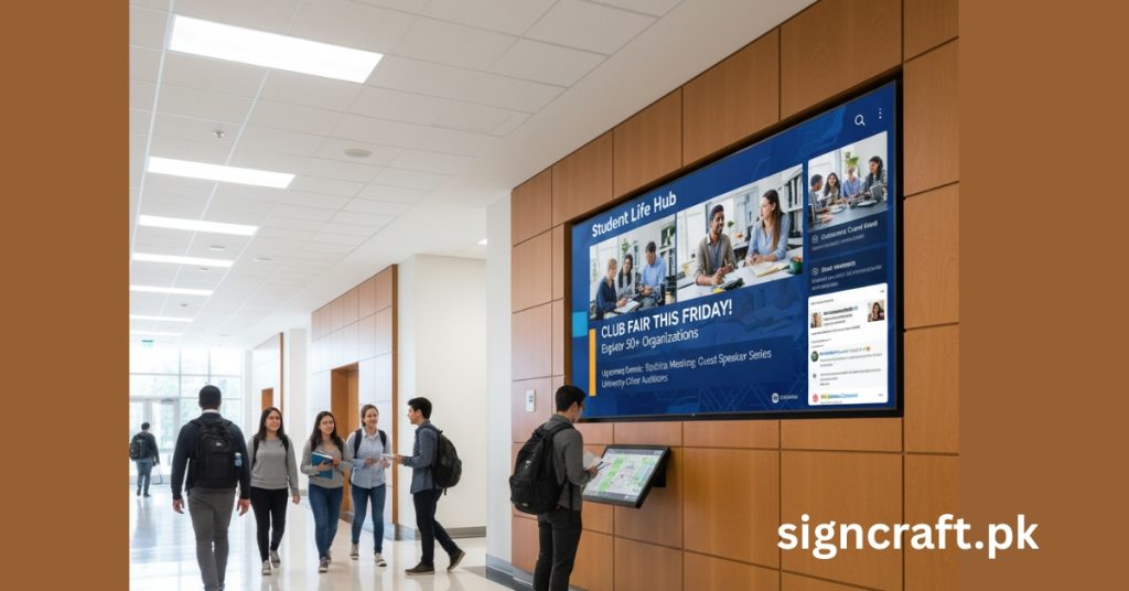 Digital Signage Ideas for Universities to Engage Students - Sign Craft