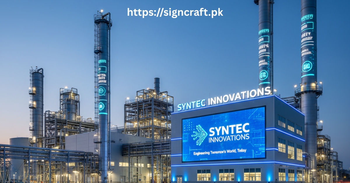 Outdoor LED Branding for Manufacturing Plants - Sign Craft