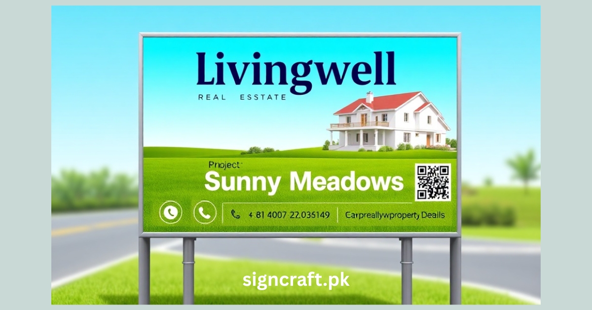 Real Estate Sign Board Designs: Boost Property Visibility - Sign Craft