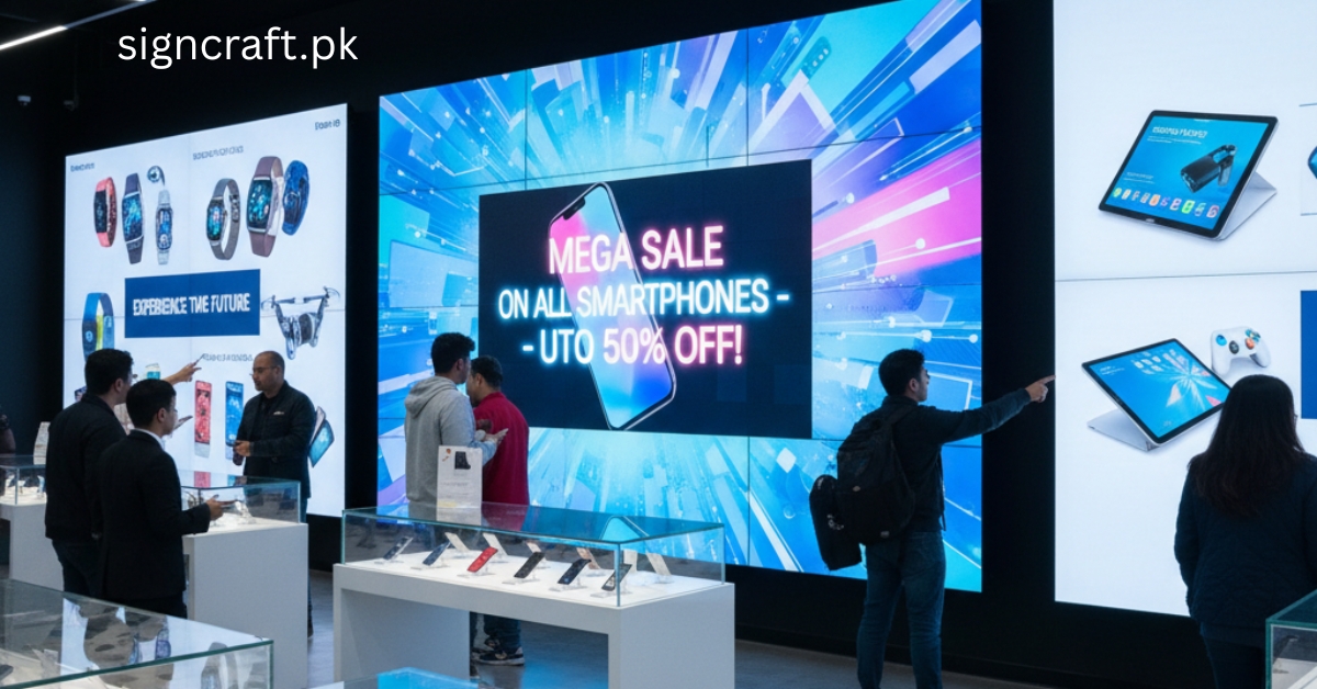 Mobile & Electronics Shops with SMD Screens - Sign Craft
