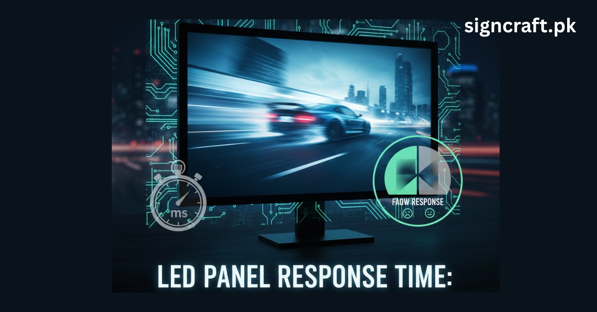 LED Panel Response Time: Why It Matters for Dynamic Content - Sign Craft