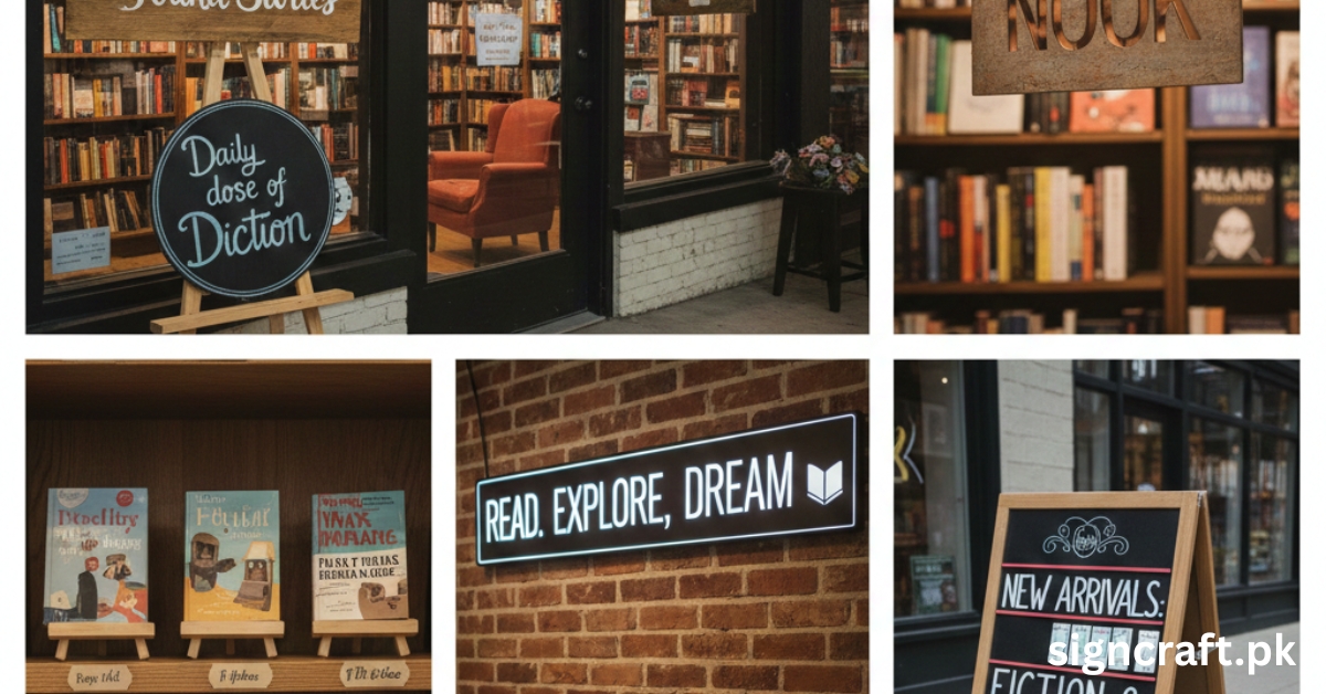 Bookstore Signage Ideas - Sign Craft