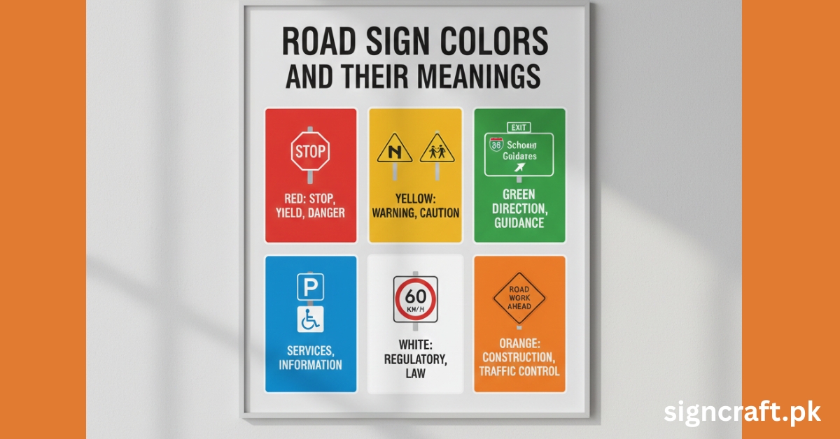 Road Sign Colors and Their Meanings - Sign Craft
