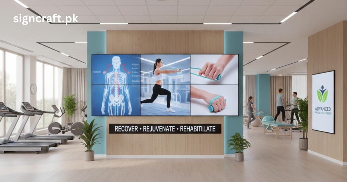 Physiotherapy Center LED Displays - Sign Craft