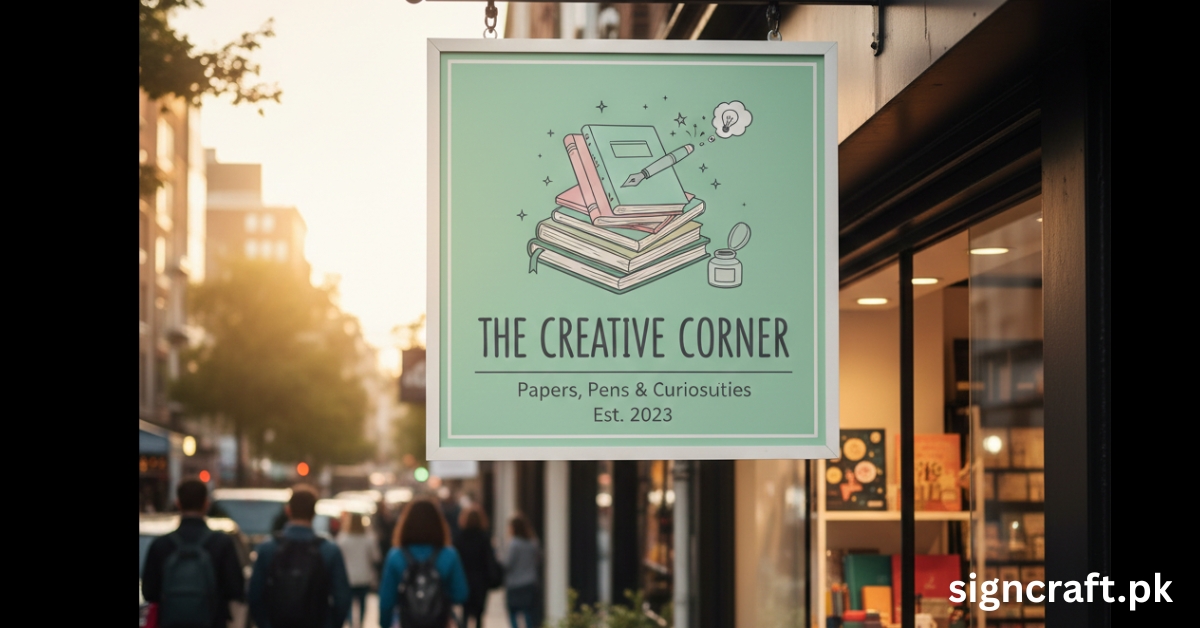 Stationery Shop Sign Board Ideas - Sign Craft