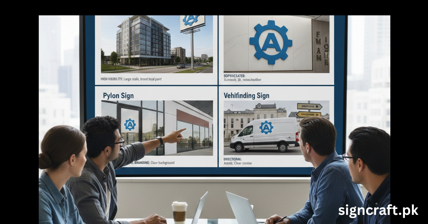 Logo Sizing for Different Sign Types - Sign Craft